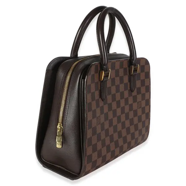 LOUIS VUITTON Damier Ebene Canvas Triana Pm