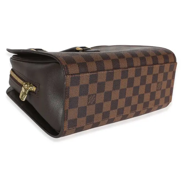 LOUIS VUITTON Damier Ebene Canvas Triana Pm