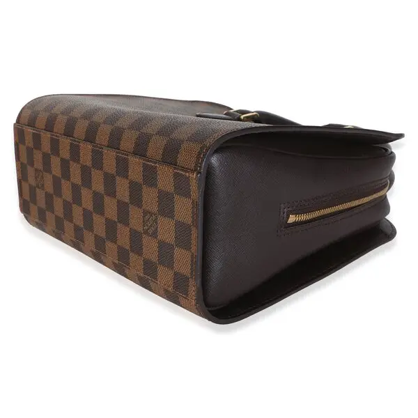 LOUIS VUITTON Damier Ebene Canvas Triana Pm