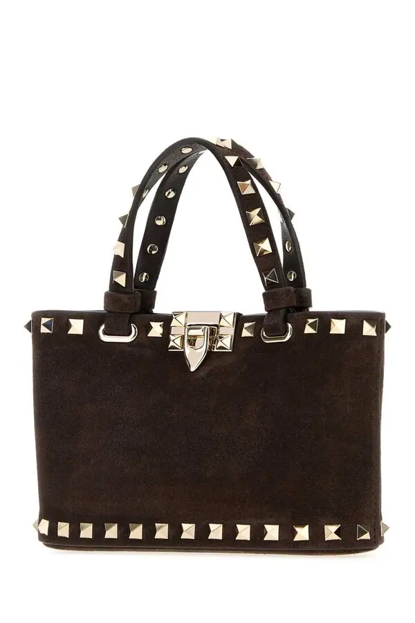 Valentino Garavani Suede Rockstud Handbag