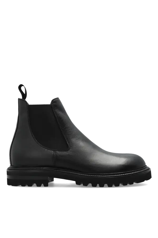 Giorgio Armani Leather Chelsea Boots
