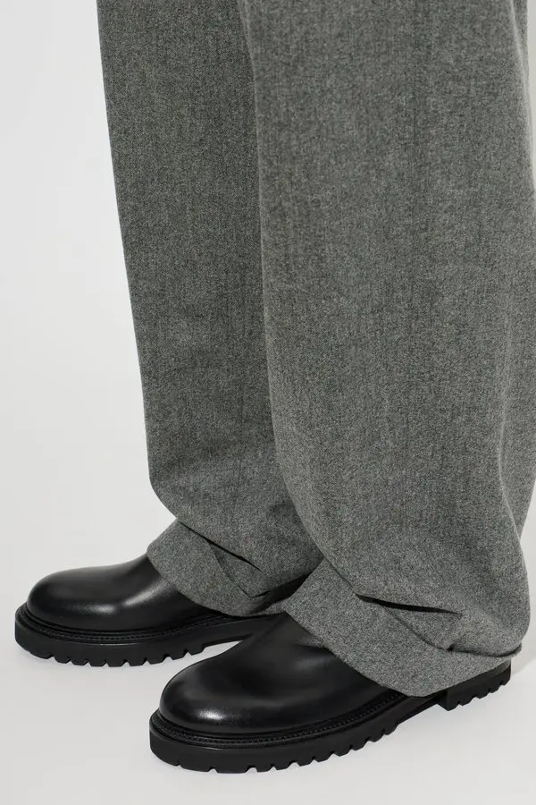 Giorgio Armani Leather Chelsea Boots