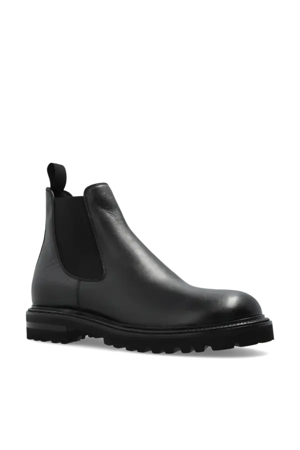 Giorgio Armani Leather Chelsea Boots