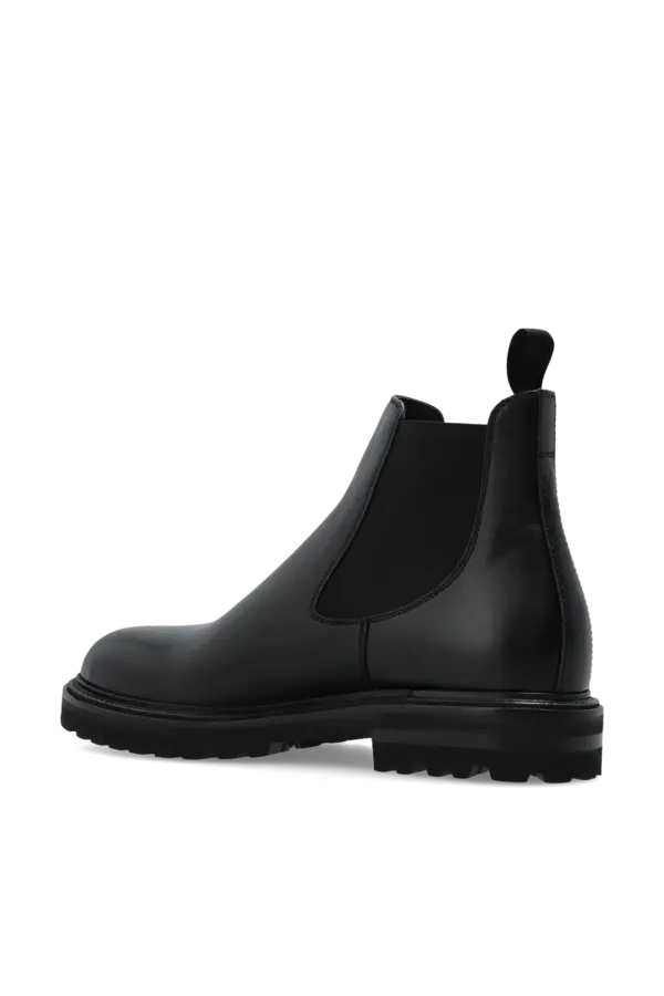 Giorgio Armani Leather Chelsea Boots
