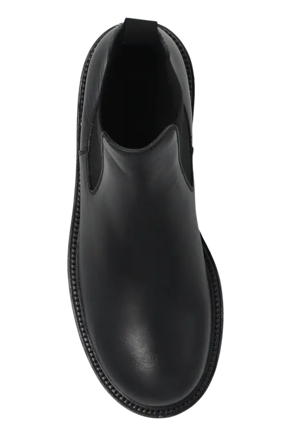 Giorgio Armani Leather Chelsea Boots