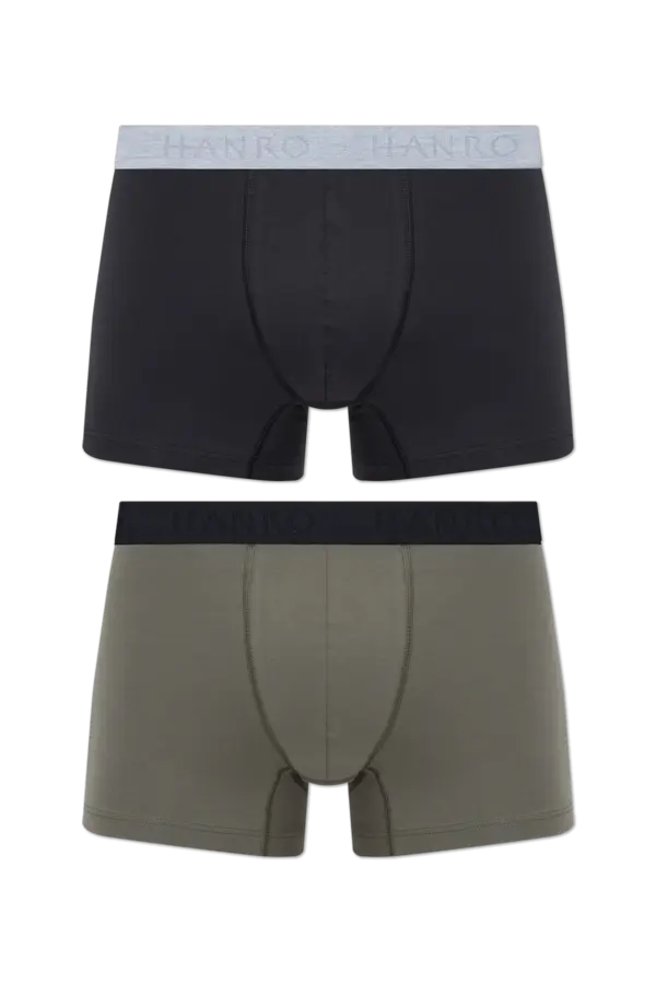 Hanro Cotton Essentials Boxer Briefs Two-pack By - Multicolour