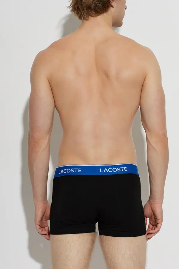 Lacoste Three-pack Of Cotton Boxers