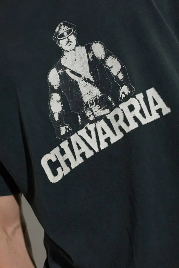 WILLY CHAVARRIA Cotton T-shirt ‘leather Daddy Easy