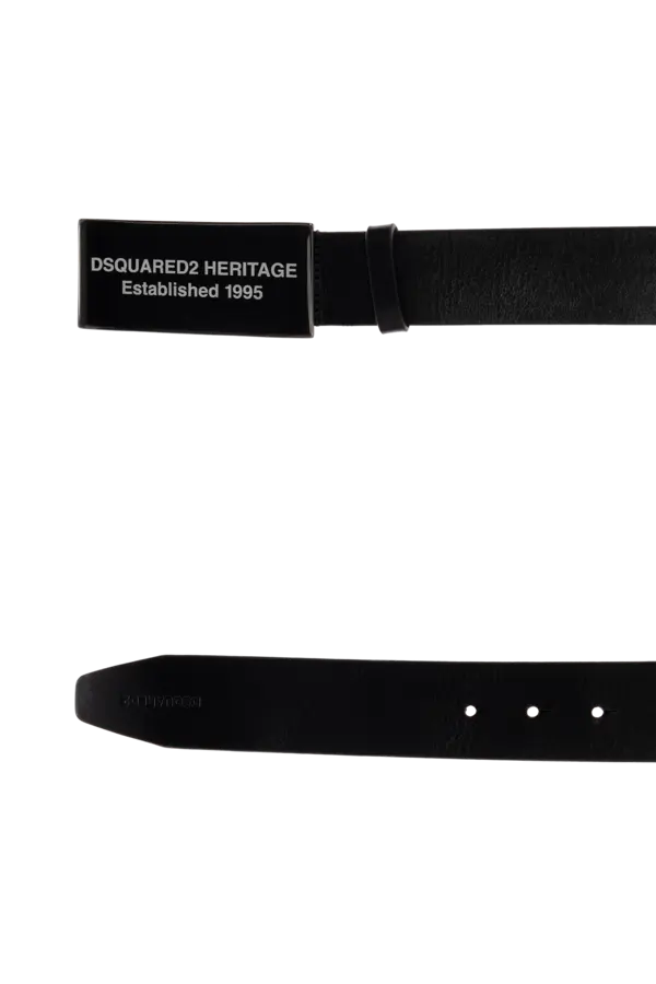Dsquared2 Leather Belt With Buckle