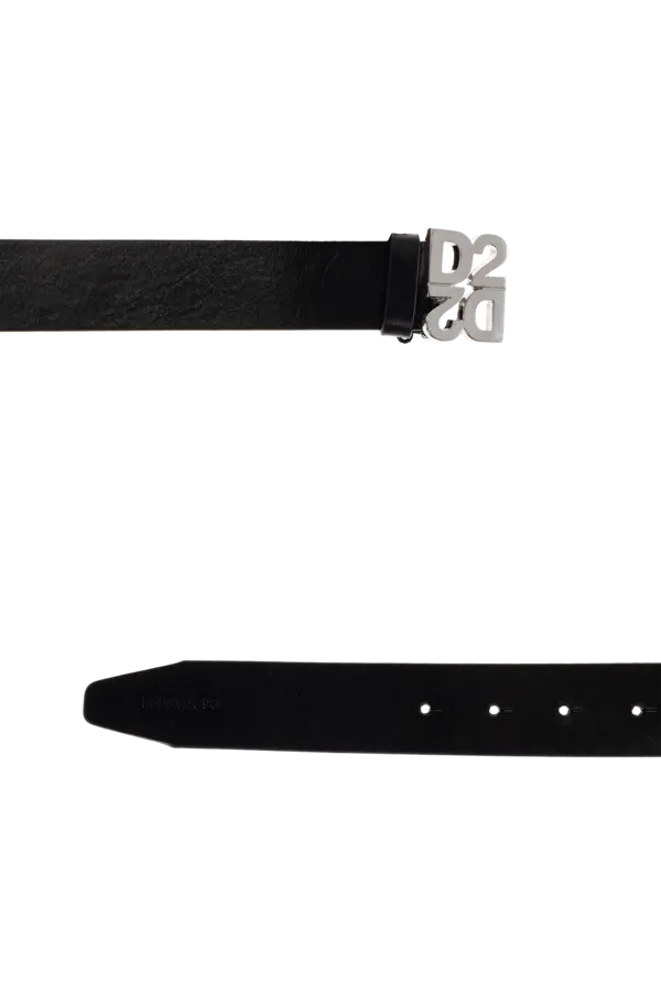 Dsquared2 Leather Belt With Buckle