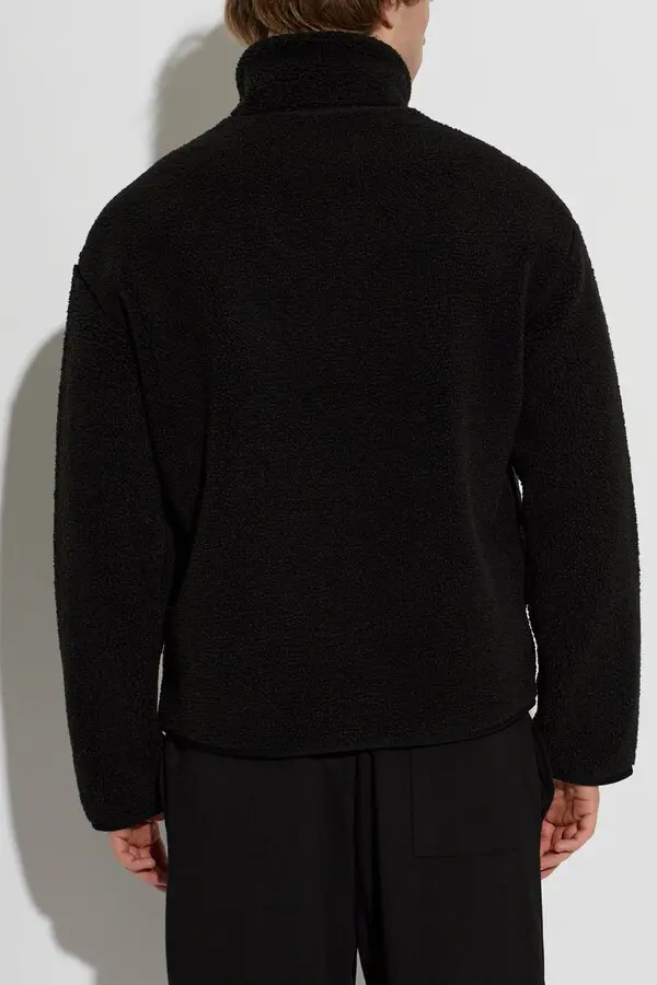 Lacoste Teddy Fleece With Stand-up Collar