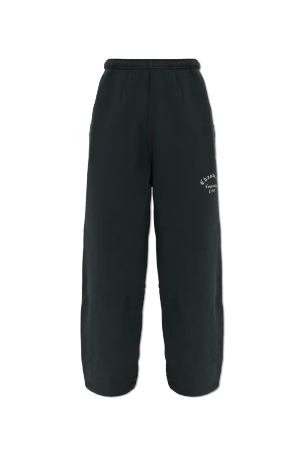 WILLY CHAVARRIA Baggy Sweatpants ‘os Chavarria Community Center Buffalo’ By - Grey
