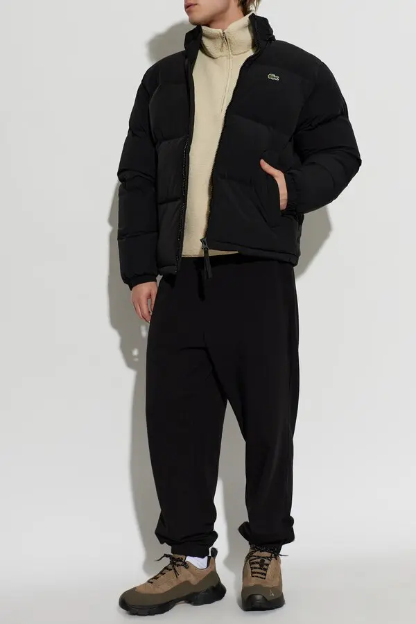 Lacoste Insulated Jacket With Stand-up Collar