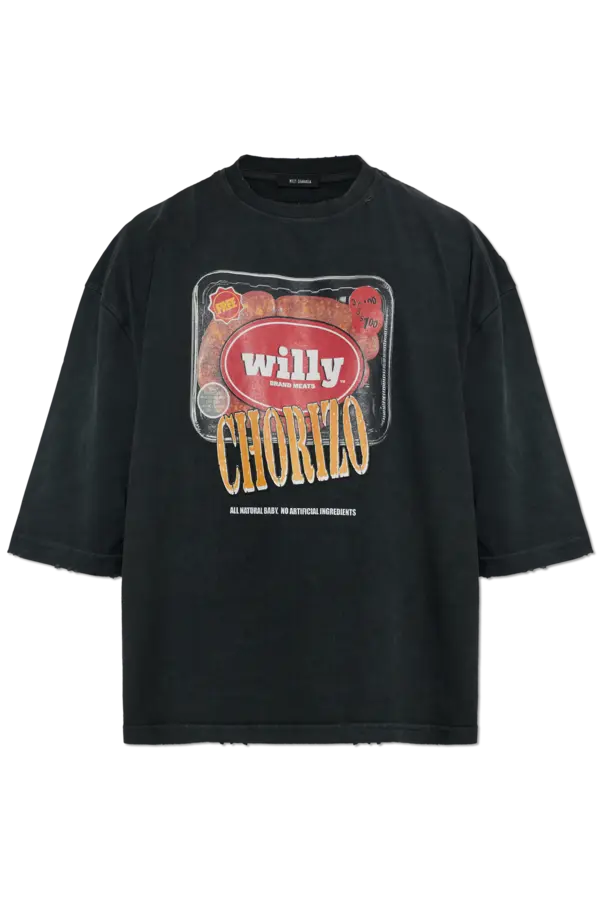 WILLY CHAVARRIA Cotton T-shirt ‘os Especial Chorizo Buffalo - Grey
