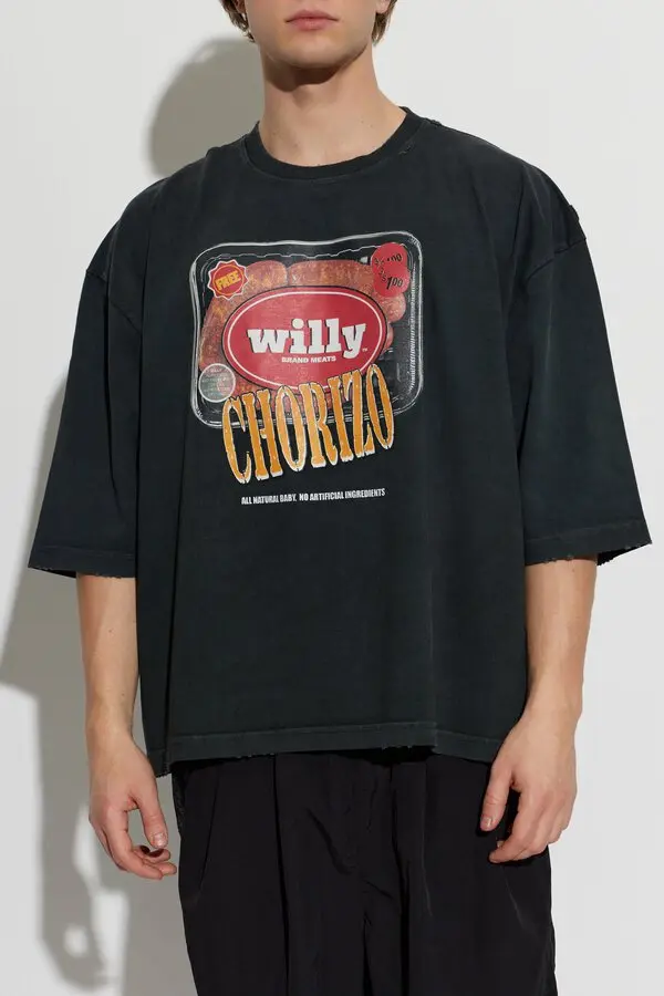WILLY CHAVARRIA Cotton T-shirt ‘os Especial Chorizo Buffalo - Grey