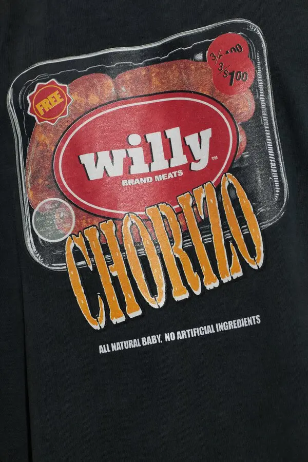 WILLY CHAVARRIA Cotton T-shirt ‘os Especial Chorizo Buffalo - Grey