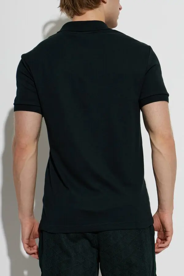 Lacoste Polo Shirt With Logo Patch - Green