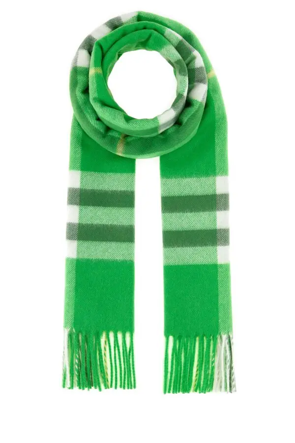 Burberry Embroidered Cashmere Scarf - Multicolor
