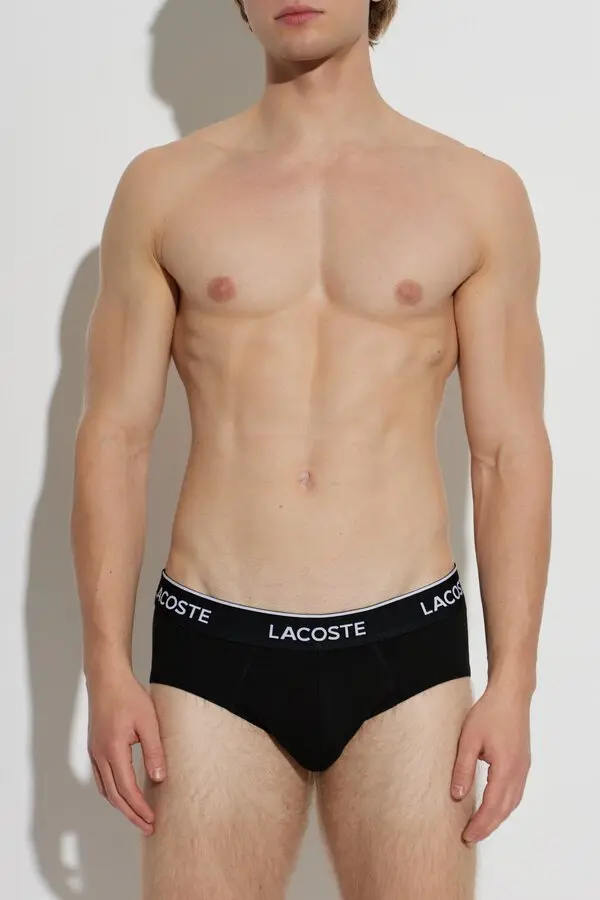 Lacoste Set Of Five Cotton Briefs By