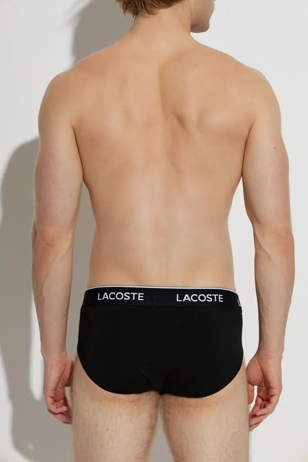 Lacoste Set Of Five Cotton Briefs By