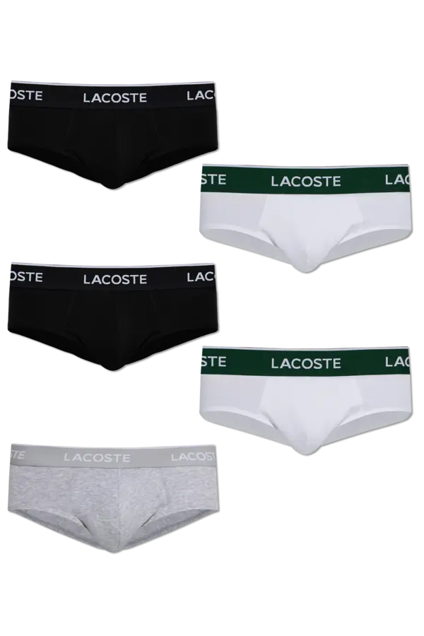 Lacoste Five-pack Of Cotton Briefs