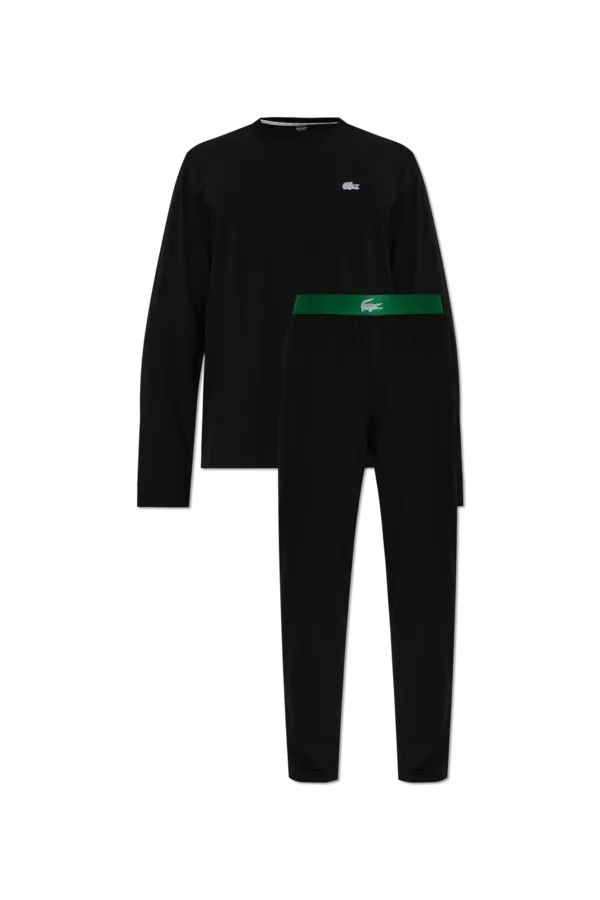 Lacoste Two-piece Logo Pajama Set