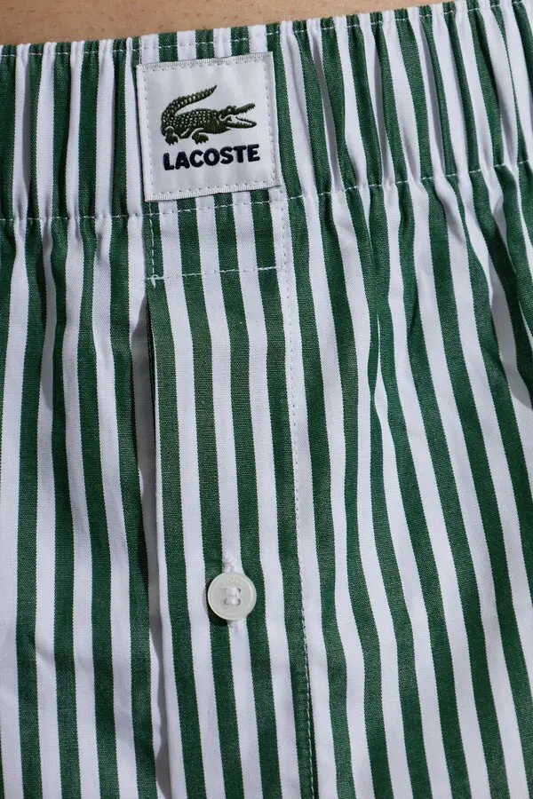 Lacoste Three-pack Of Cotton Boxer Briefs