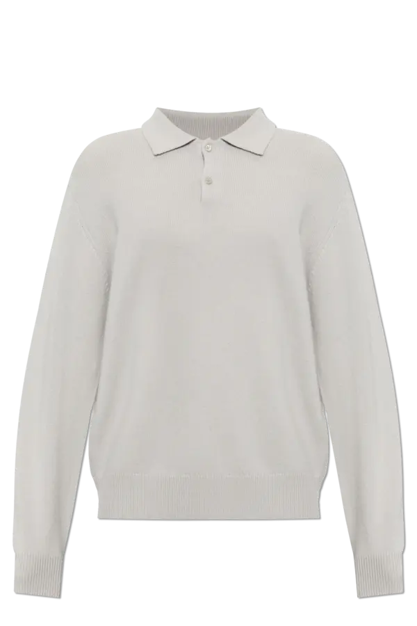 LISA YANG Cashmere Polo ‘rufus - Grey