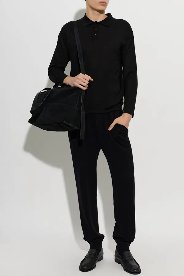 LISA YANG Cashmere Polo ‘liam - Black