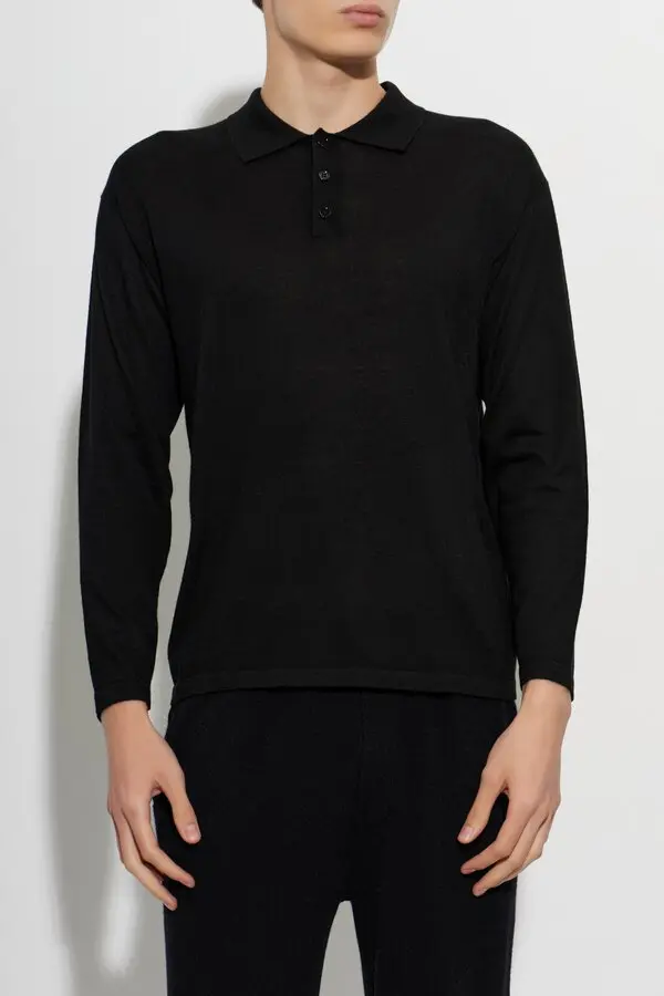 LISA YANG Cashmere Polo ‘liam - Black
