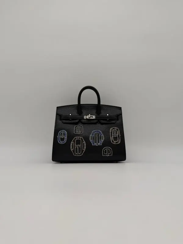 Hermès Birkin Bouclerie Moderne Chevre Palladium Hardware