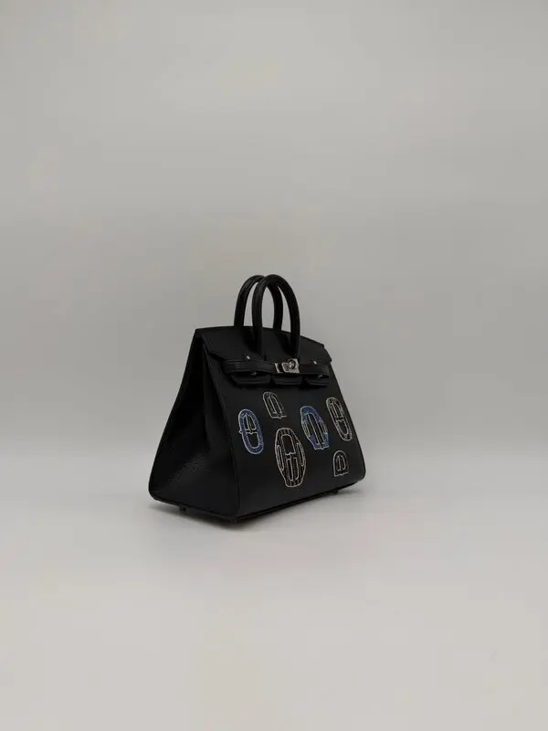 Hermès Birkin Bouclerie Moderne Chevre Palladium Hardware