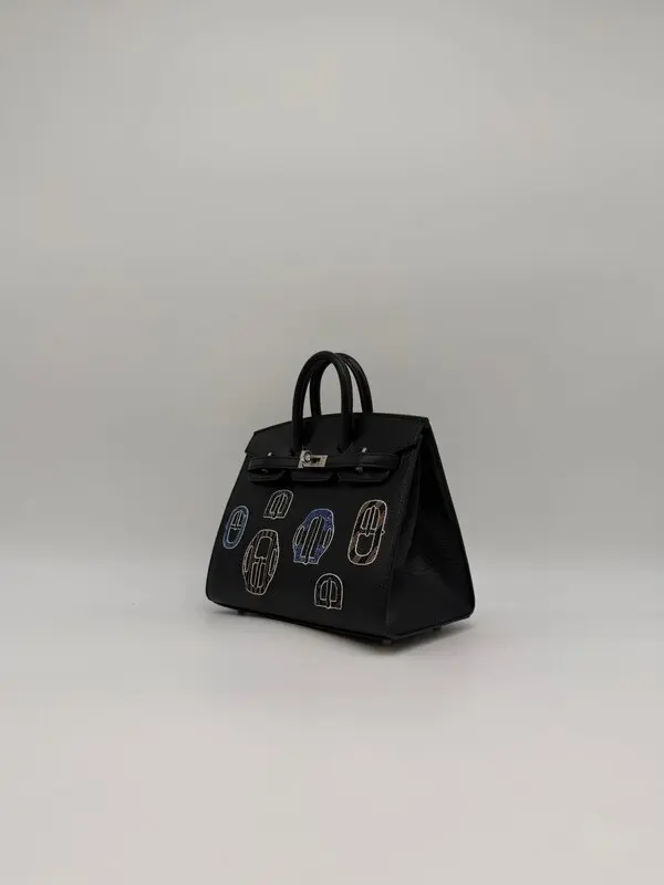 Hermès Birkin Bouclerie Moderne Chevre Palladium Hardware