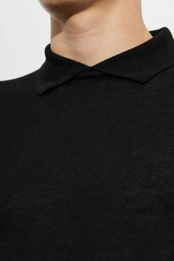 LISA YANG Cashmere Polo ‘torin - Black