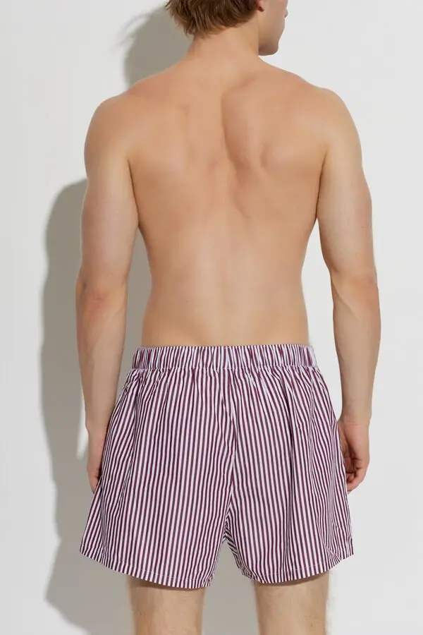 Lacoste Three-pack Of Cotton Boxer Shorts