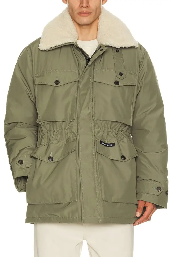 Canada Goose Scout Coat In Green - Vireo Green