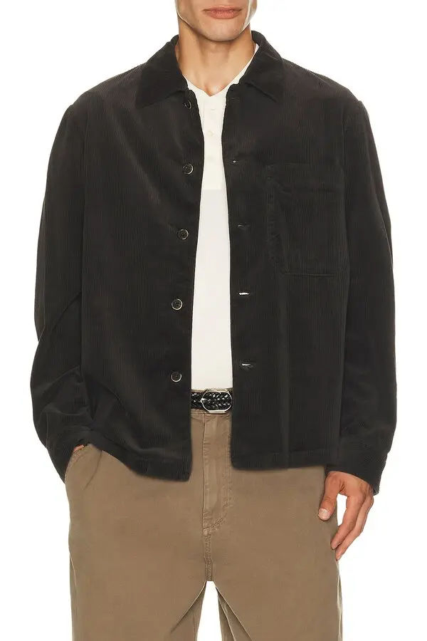 Barena Venezia Overshirt Cedrone Cortivo In Grey - Moro
