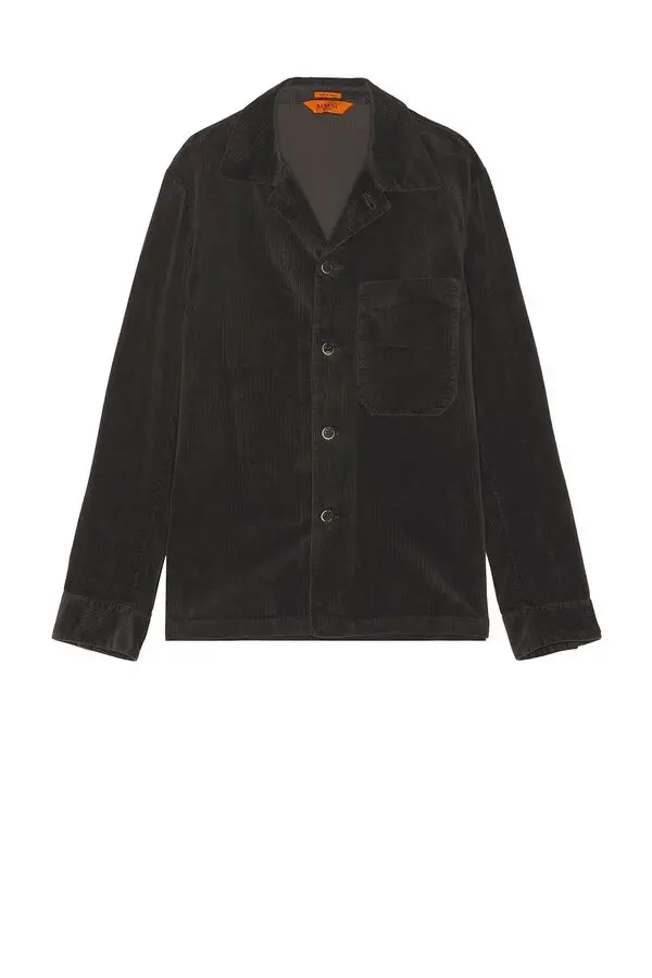 Barena Venezia Overshirt Cedrone Cortivo In Grey - Moro