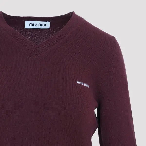 Miu Miu V Neck Sweater