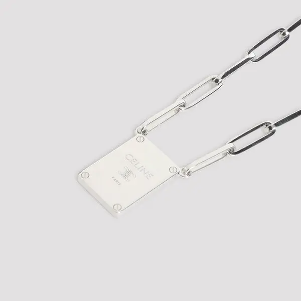 Celine Tag Necklace