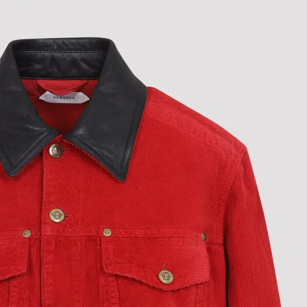 Versace Denim Garment-dyed Jacket