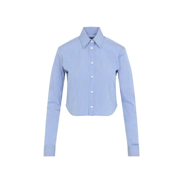 Balenciaga Cropped Shirt - Blue