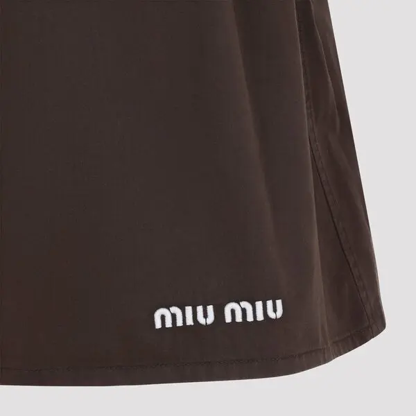 Miu Miu Cotton Skirt