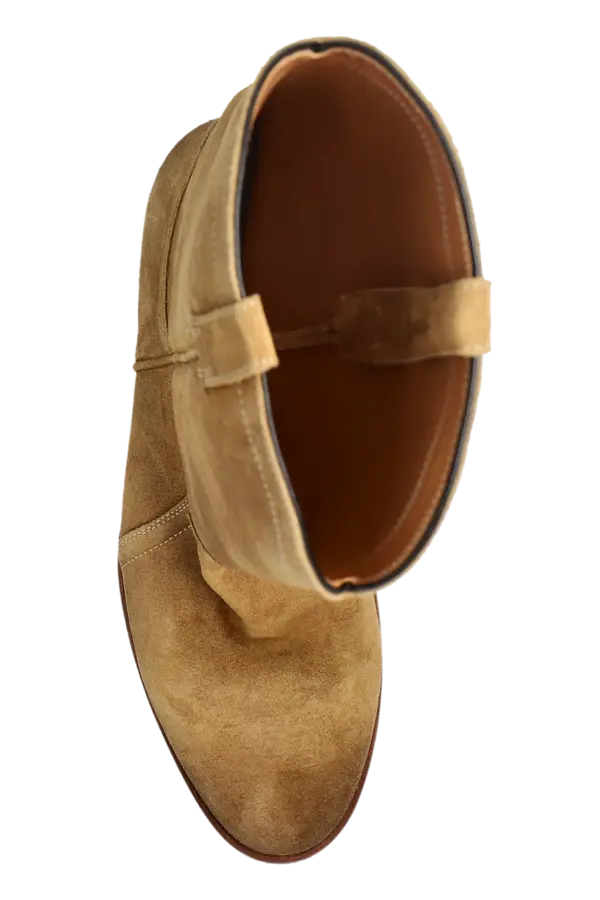 JIL SANDER Suede Cowboy Boots ‘bruce