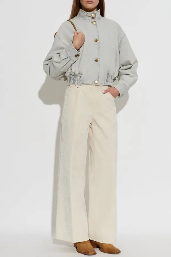 JIL SANDER Suede Heeled Shoes ‘becky