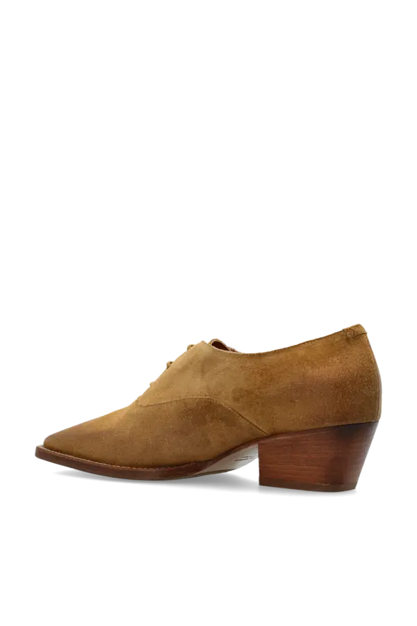 JIL SANDER Suede Heeled Shoes ‘becky