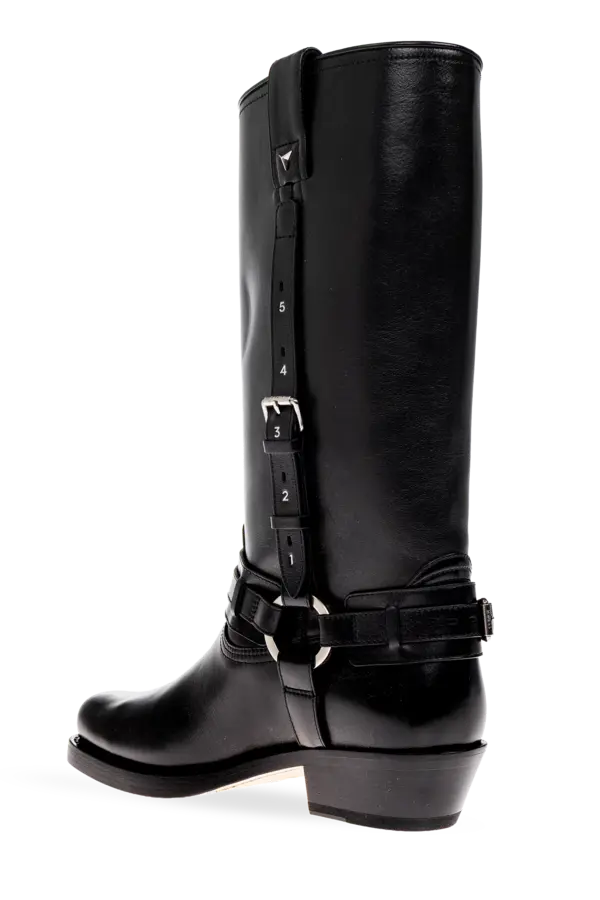Fendi Leather Knee-high Boots ‘hrabia’ By