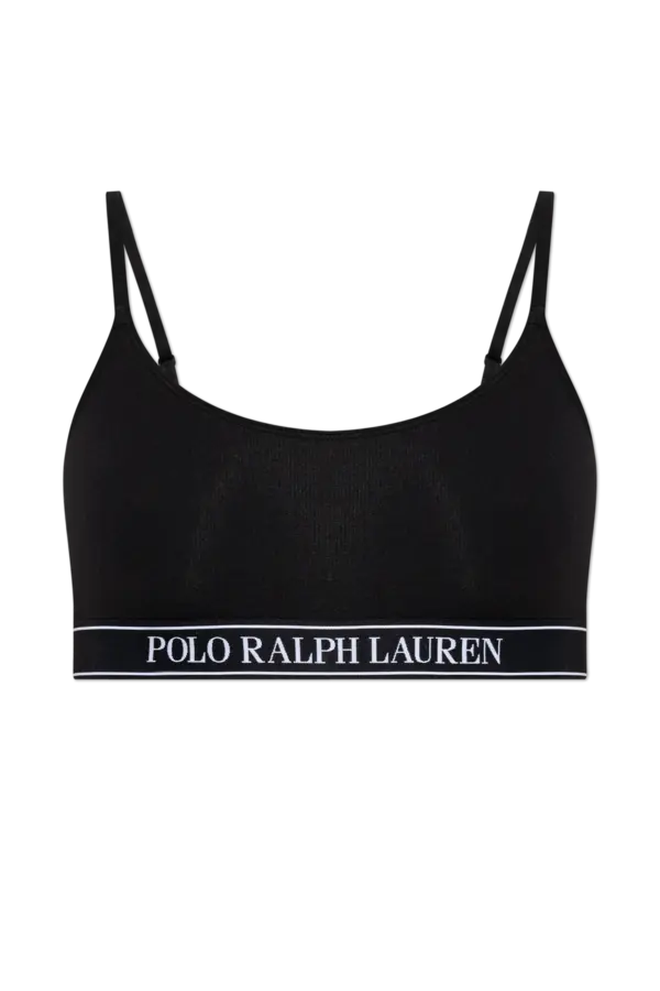 Polo Ralph Lauren Bra With Logo - Black