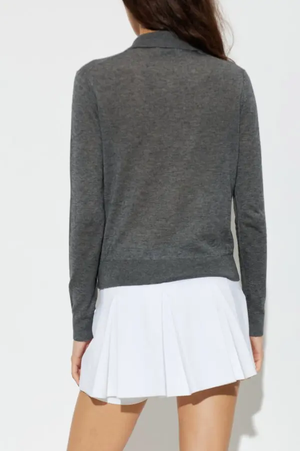 Lacoste Cardigan With Logo Patch
