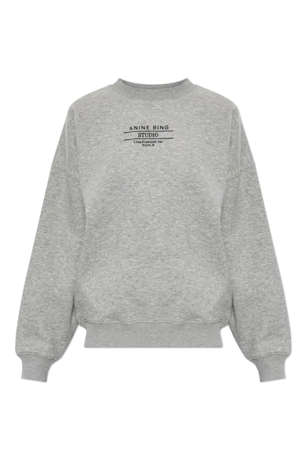 ANINE BING Miles Crewneck Sweatshirt - Grey